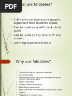 Foldables | PDF | Education Theory | Behavior Modification