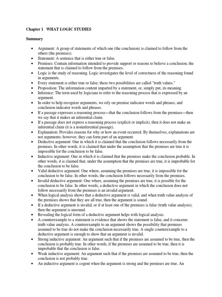 An Introduction to Logic: Analyzing Arguments | PDF | Validity | Argument