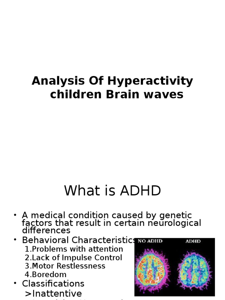 Analysis of Hyperactivity Children Brain Waves | PDF ...