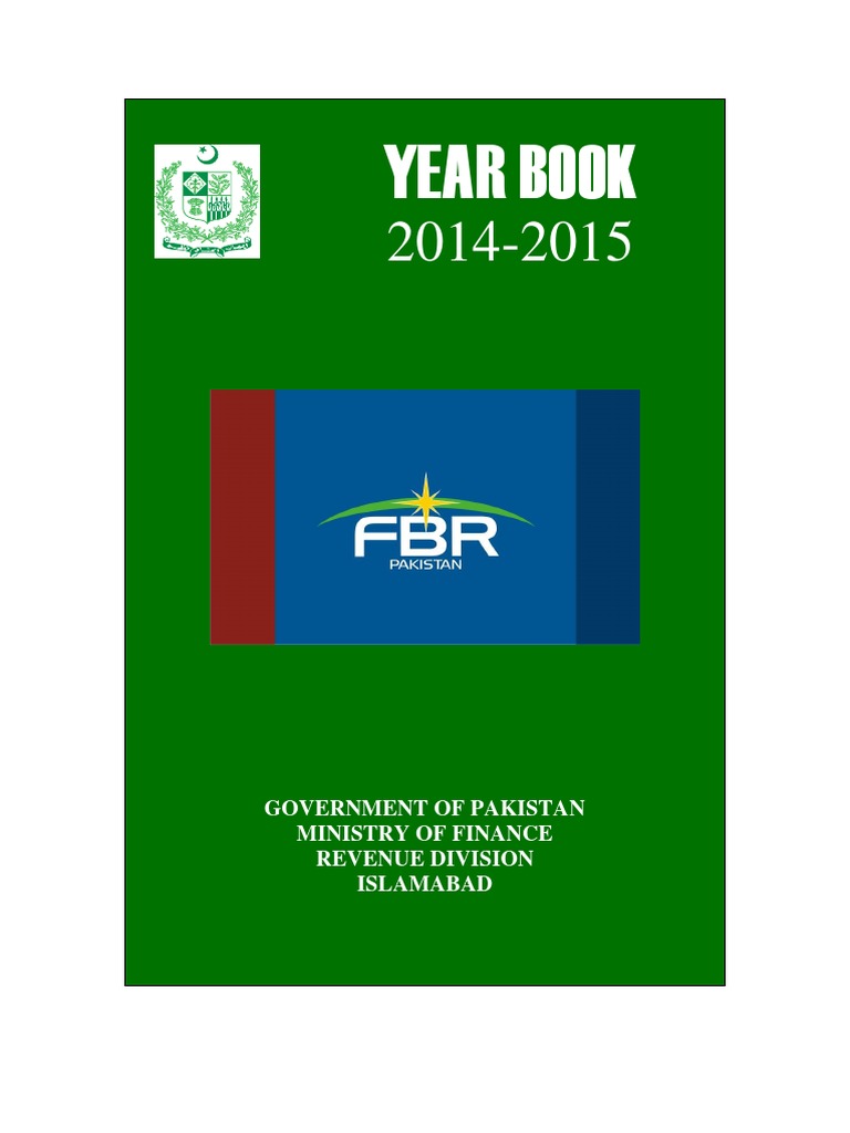 Pakistan Revenue Division Year Book 2014-15 | PDF | Tax Refund | Taxes