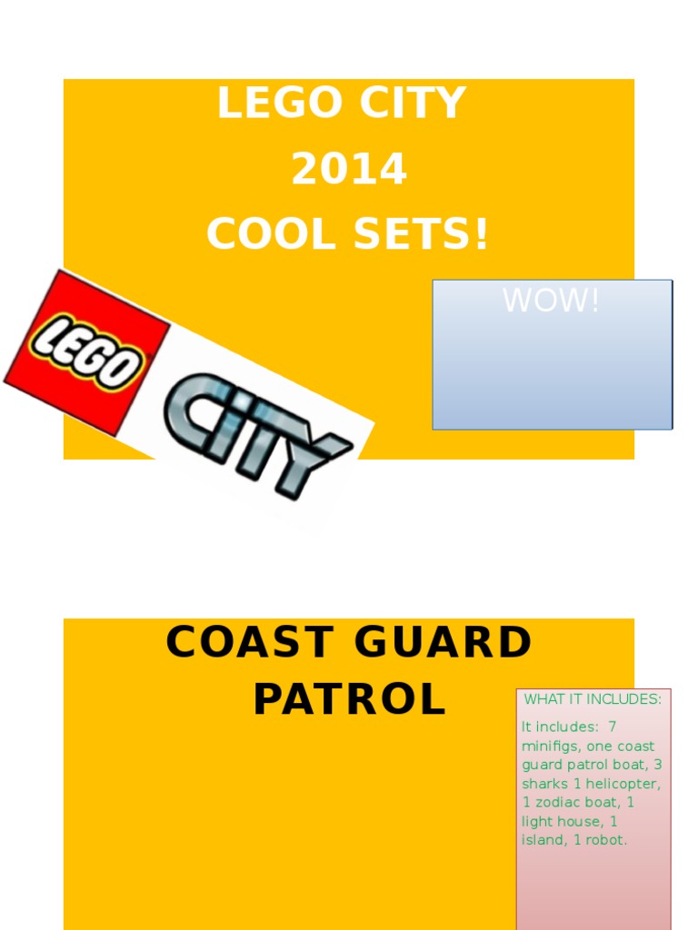 Lego City 2014 Cool Sets | PDF
