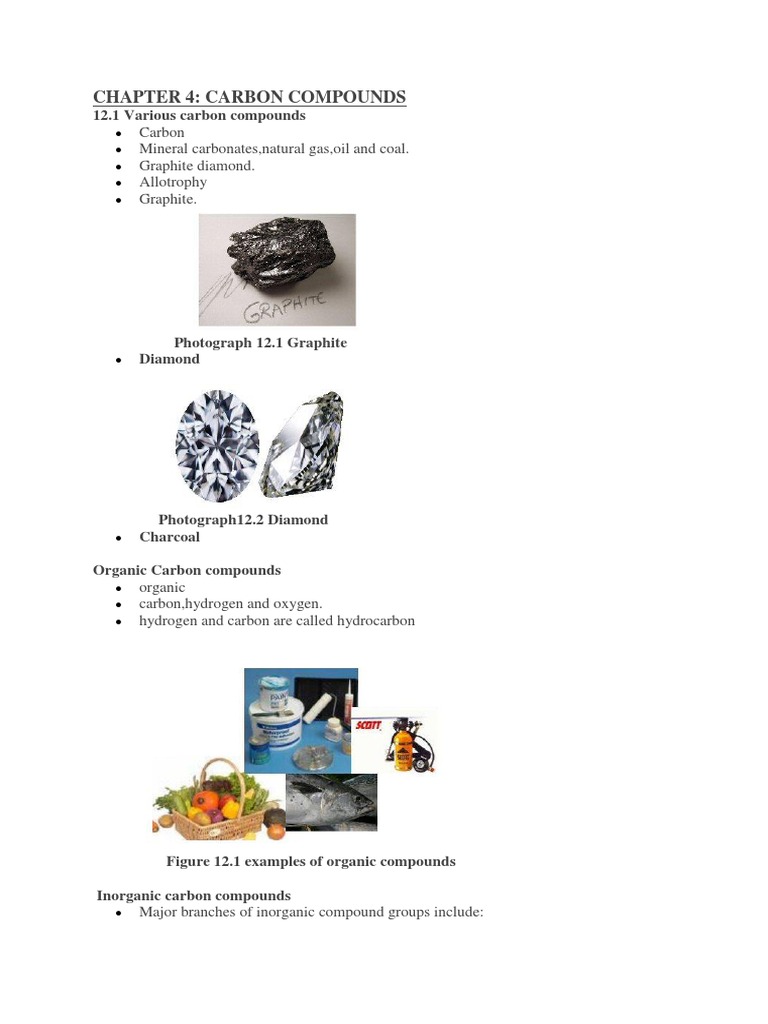 Chapter 4: Carbon Compounds: Carbon Mineral Carbonates, Natural Gas ...