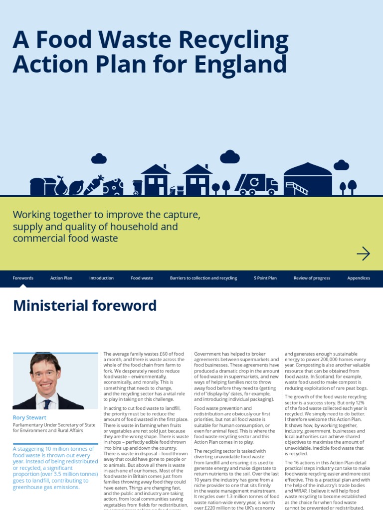 A Food Waste Recycling Action Plan For England | Download Free PDF ...
