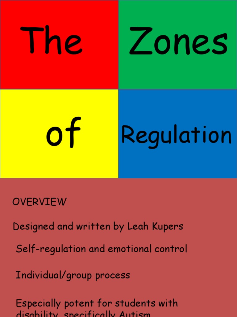 The Zones of: Regulation