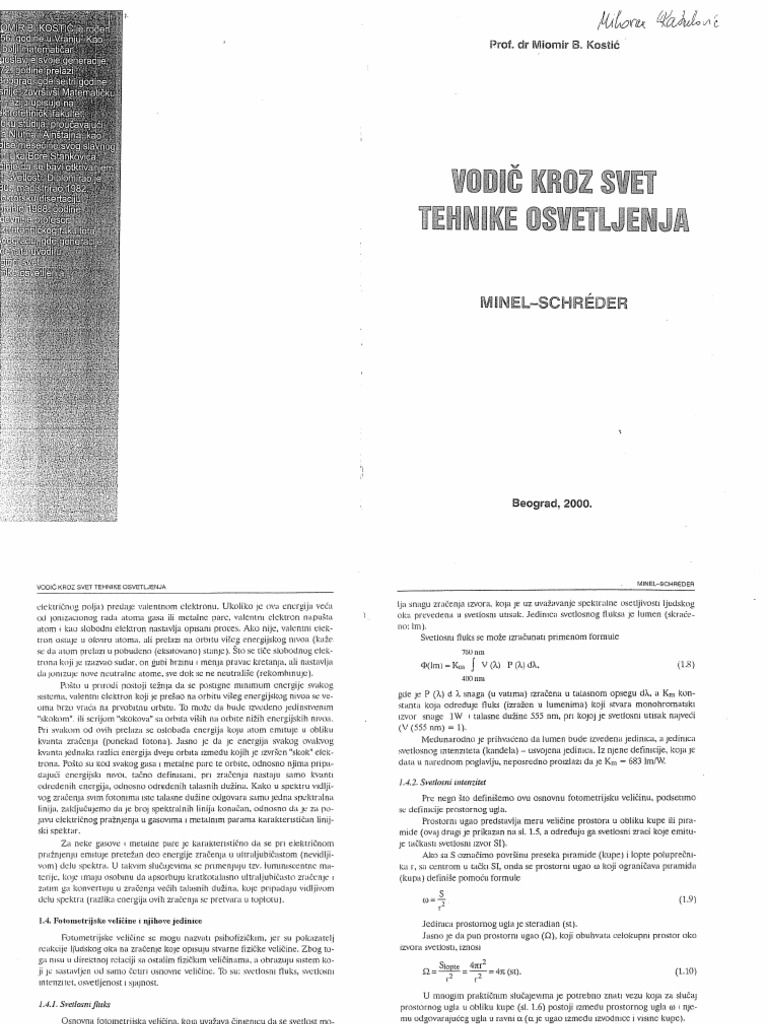 Vodic Kroz Svijet Tehnike Osvjetljenja | PDF