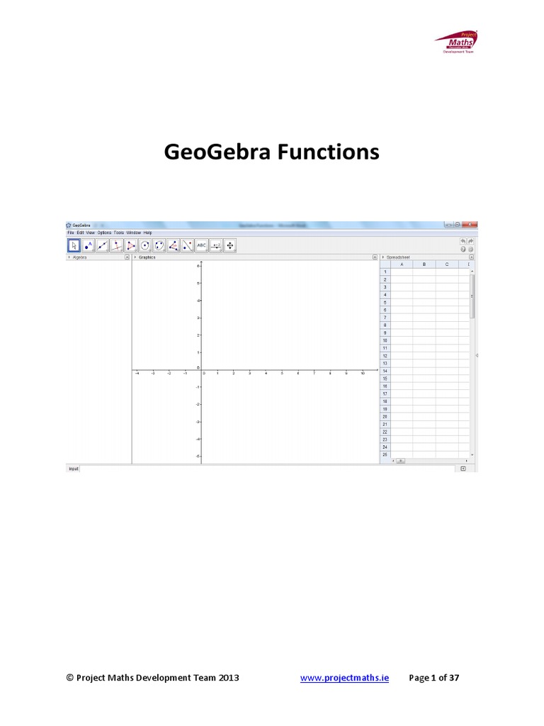 GeoGebra Functions2 | PDF | Web Page | Function (Mathematics)