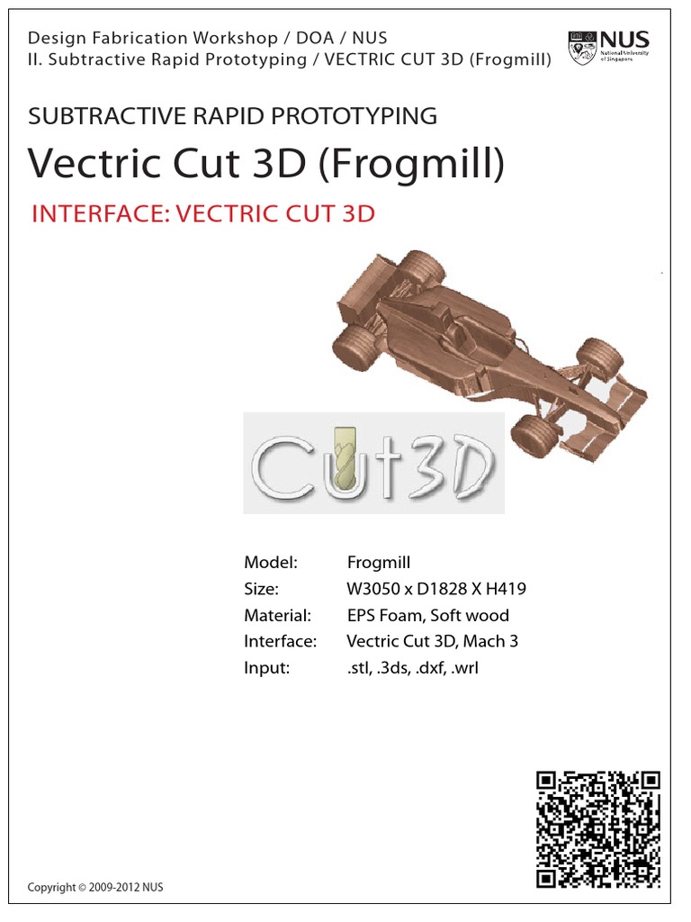 Vectric Cut 3d Frogmill | PDF | Machining | Industrial Processes