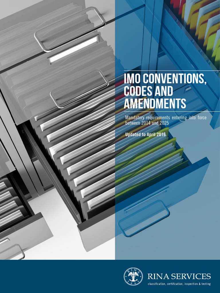 IMO Convention2016 | PDF | Ships | Water Transport
