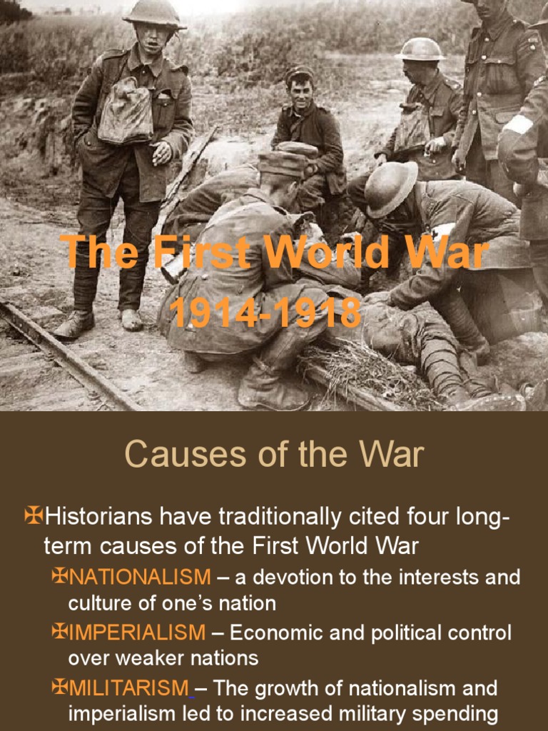 The Great War: Causes, Course, and Consequences of World War I | PDF ...