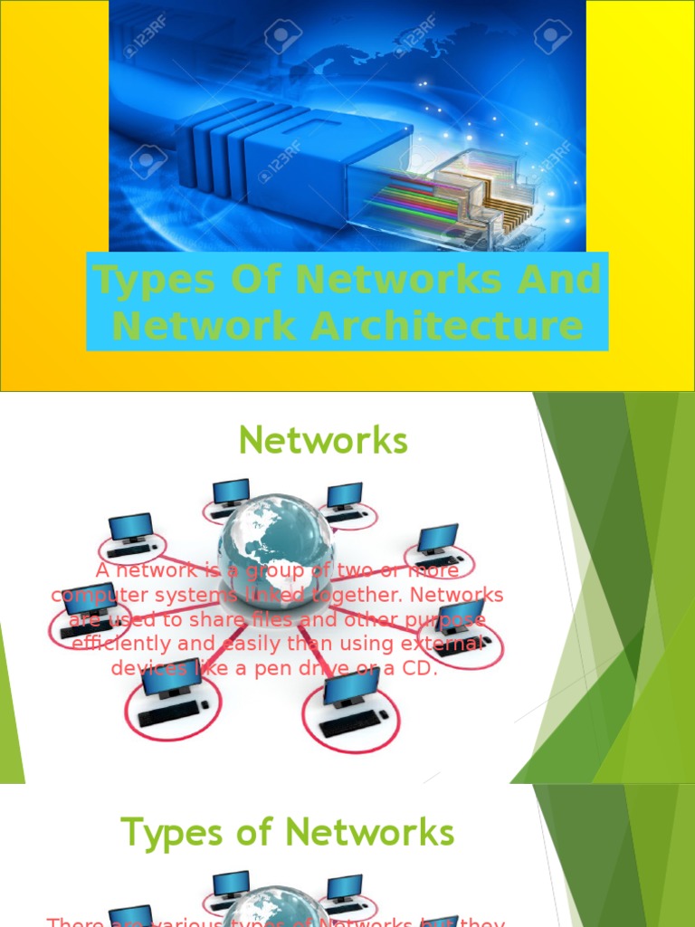 Types of Networks and Network Architectures | PDF | Peer To Peer | Wide ...