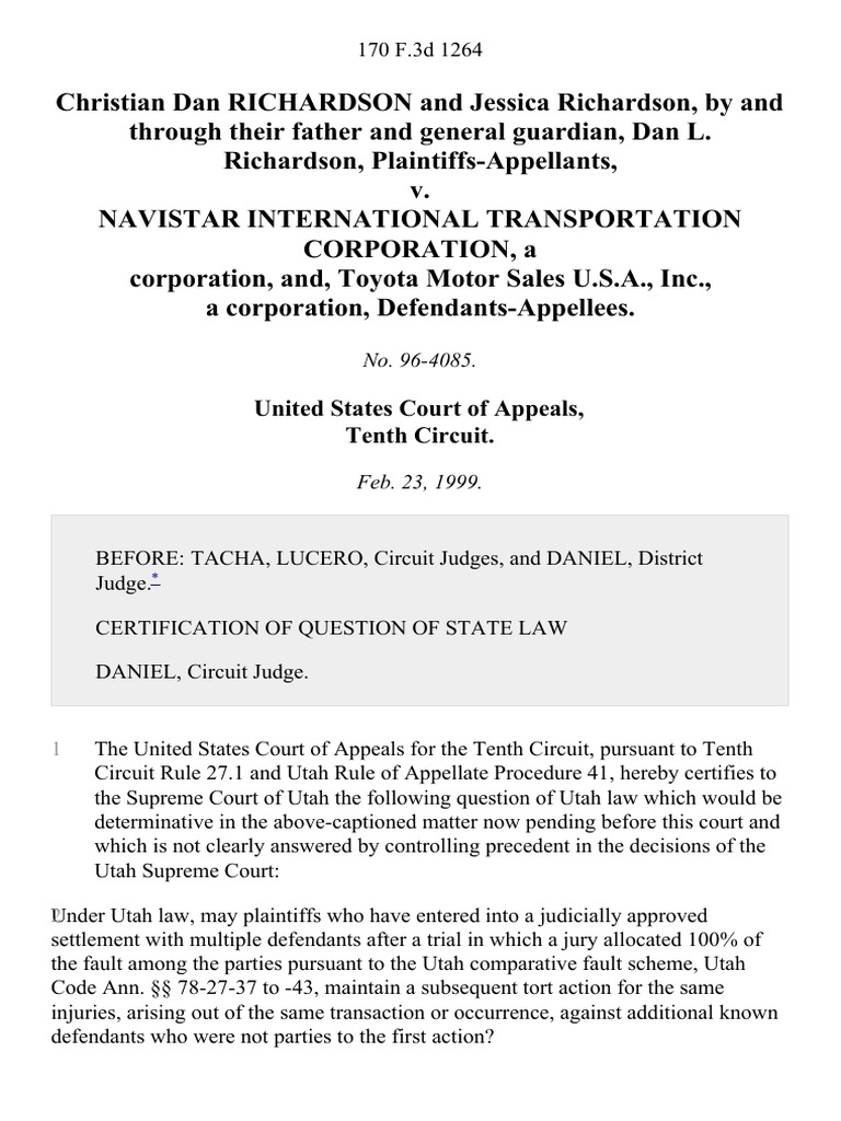 United States Court of Appeals, Tenth Circuit | PDF | Negligence ...