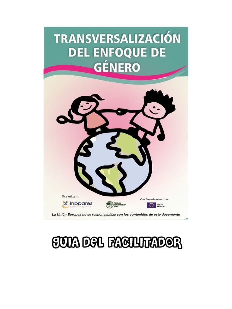 Guia Del Facilitador Transversalidad de Genero | PDF | Mujer | Ciudadanía