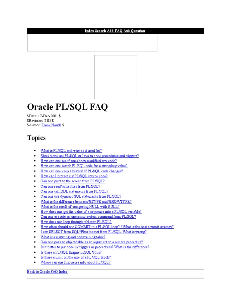 Oracle | PDF | Pl/Sql | Sql