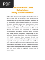 MVA Method for Short Circuit Calculations | PDF | Transformer ...