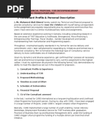 UNICEF Financial Bid Template for Consultants | PDF