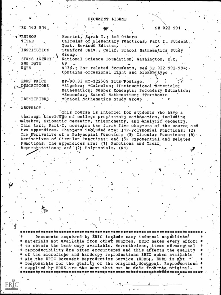 Calculus-One Variable PDF | PDF