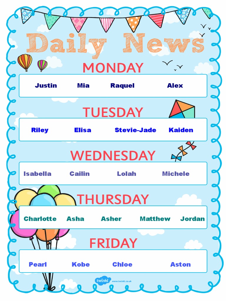 Daily News Poster | PDF