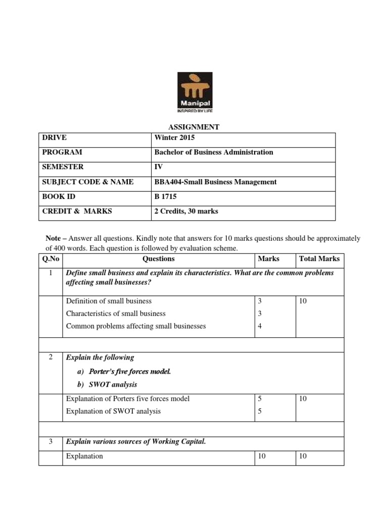 Define Small Business and Explain Its Characteristics. What Are The ...