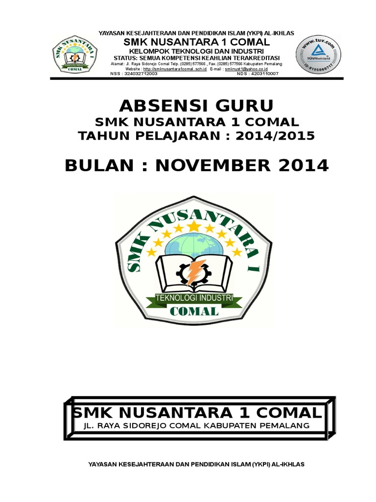 Cover Absen Guru | PDF | Perjalanan