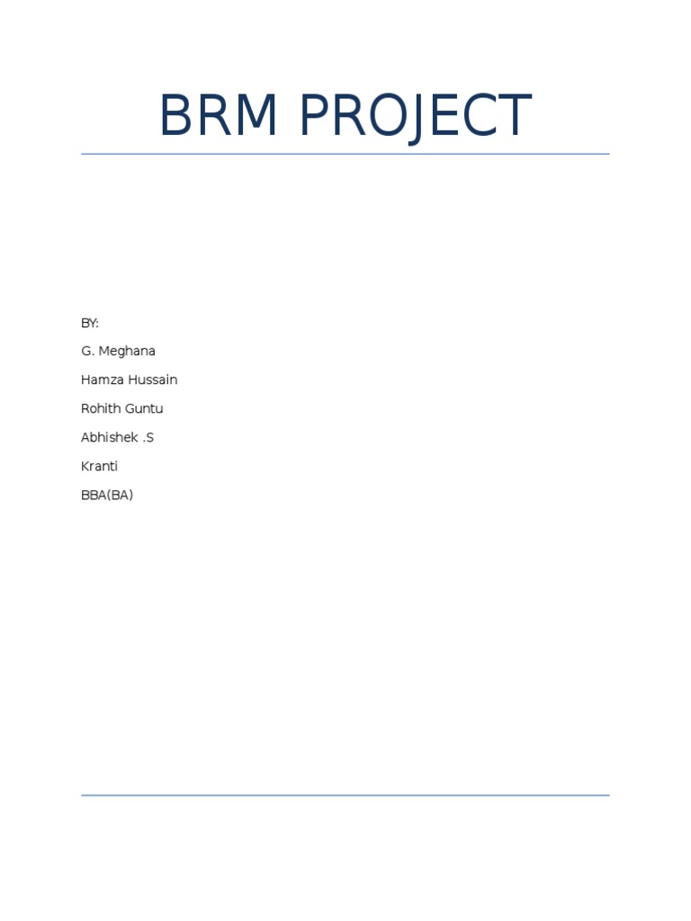 BRM Project Airlines Report | PDF | Airlines | Aviation