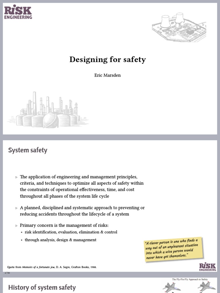 Safety Inherent Design | Download Free PDF | Safety | Elevator