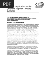 Ofsted Poster For Parents Childcare 2024 | PDF