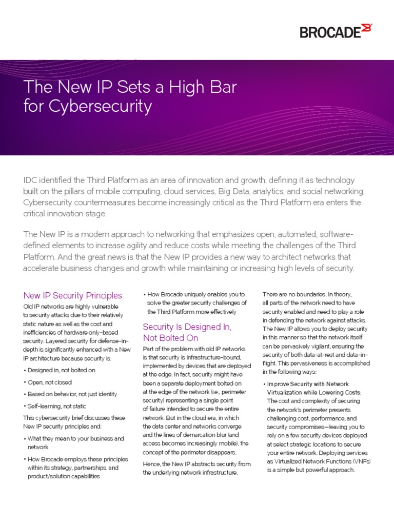 New IP Security Principles White Paper | PDF | Computer Security | Security