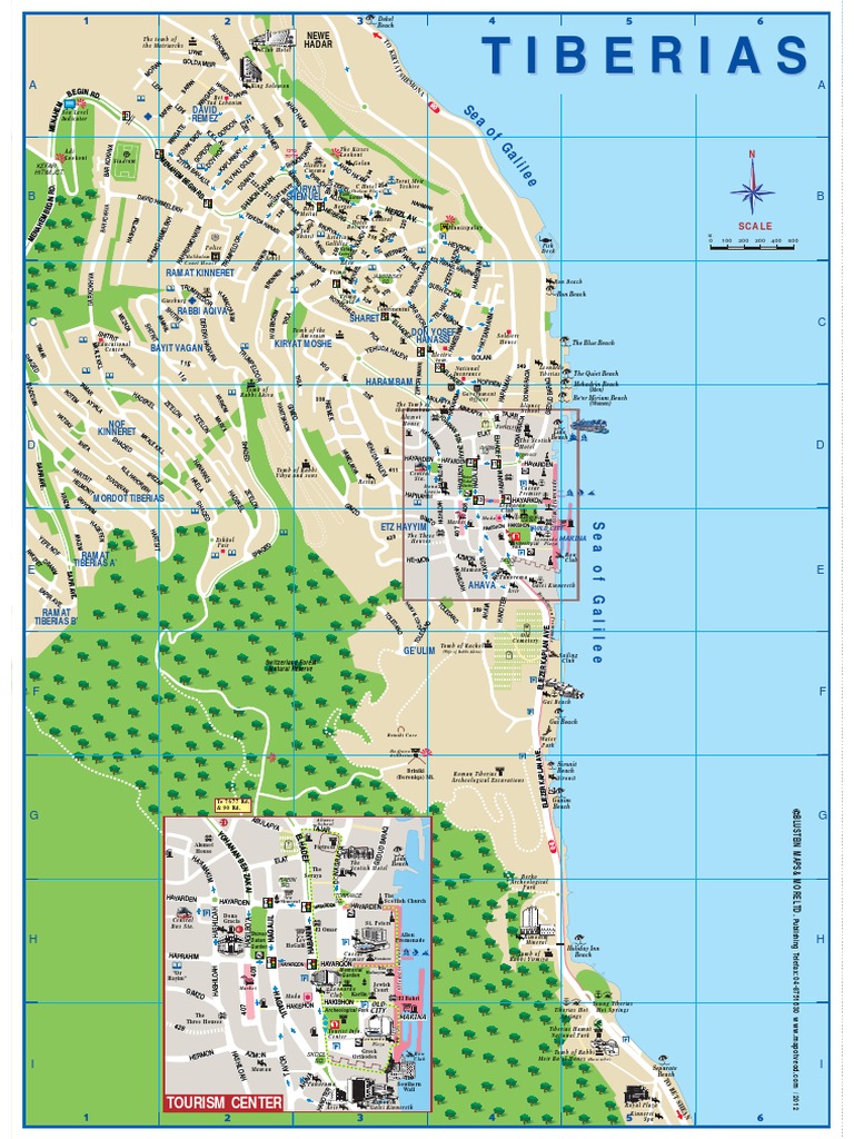 Tiberias Map | PDF