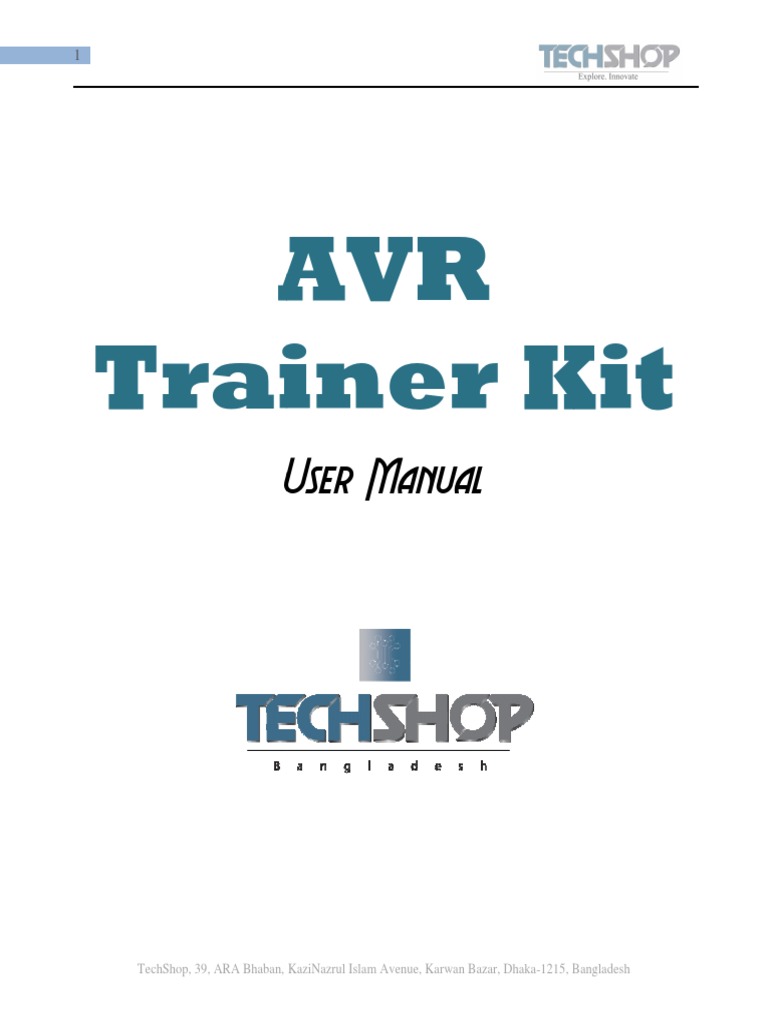 AVR Trainer Kit Manual | PDF | Analog To Digital Converter | Light ...