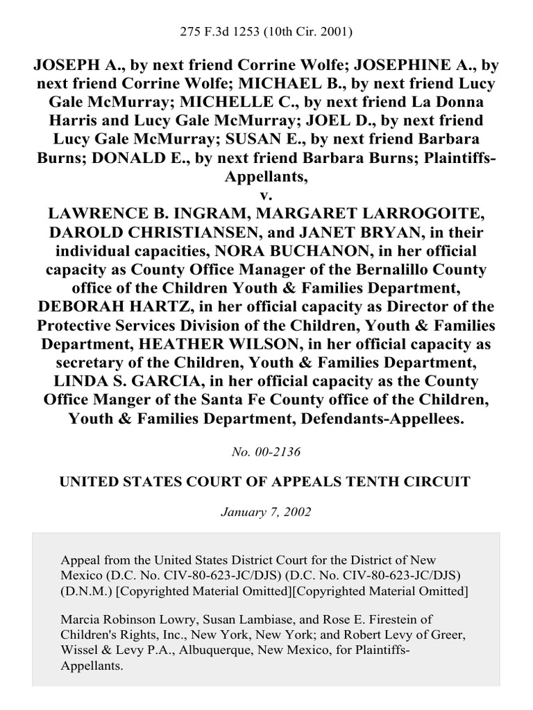 United States Court of Appeals Tenth Circuit | PDF | Ex Parte Young ...