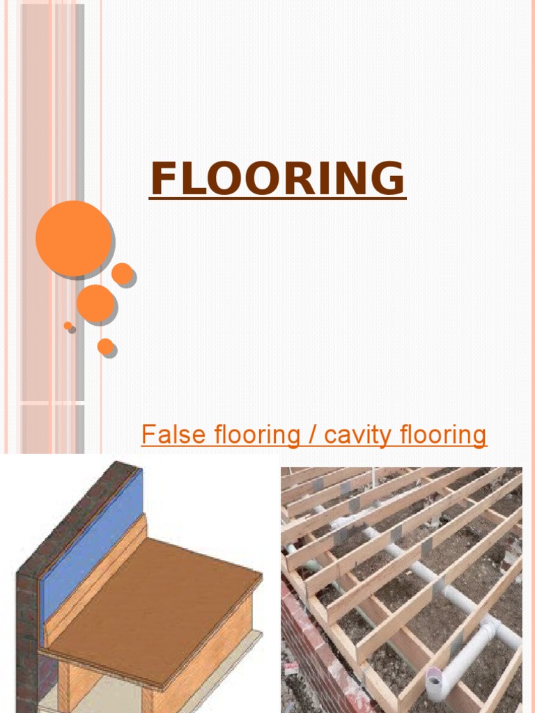 Types of False Flooring Explained | PDF | Flooring | Tile