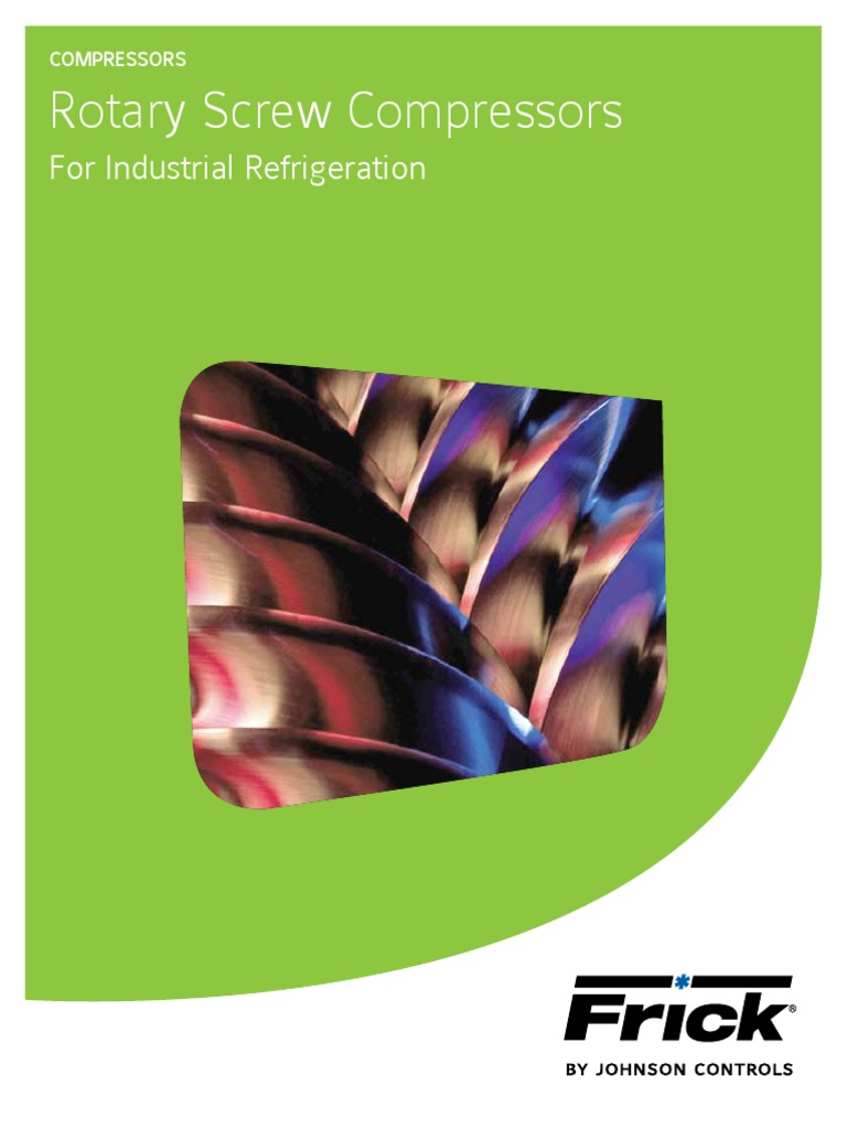 BE SG Rwf Frick II Rotary | Gas Compressor | Mechanical Engineering