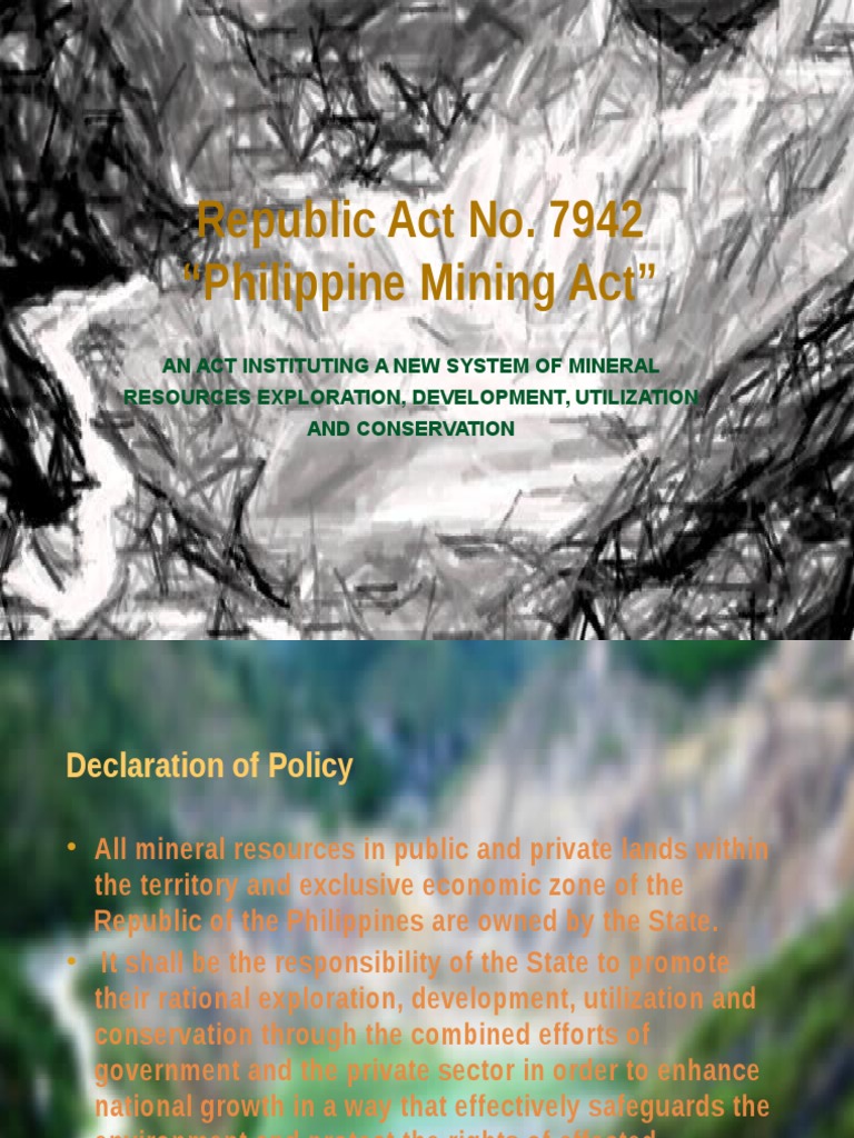 Mining | PDF | Mining | Environmental Impact Assessment