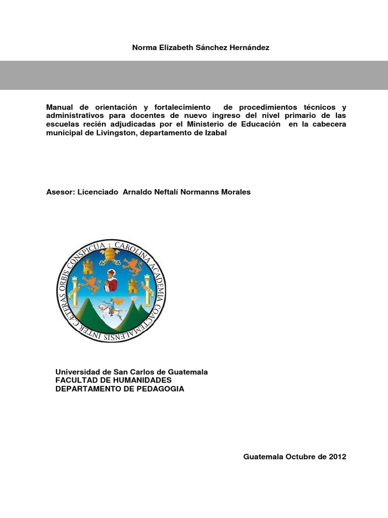 Modelos de Documentos Oficiales | PDF | Guatemala | Maestros