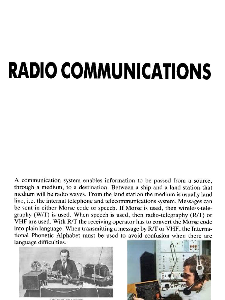 07 Radio Communications | PDF