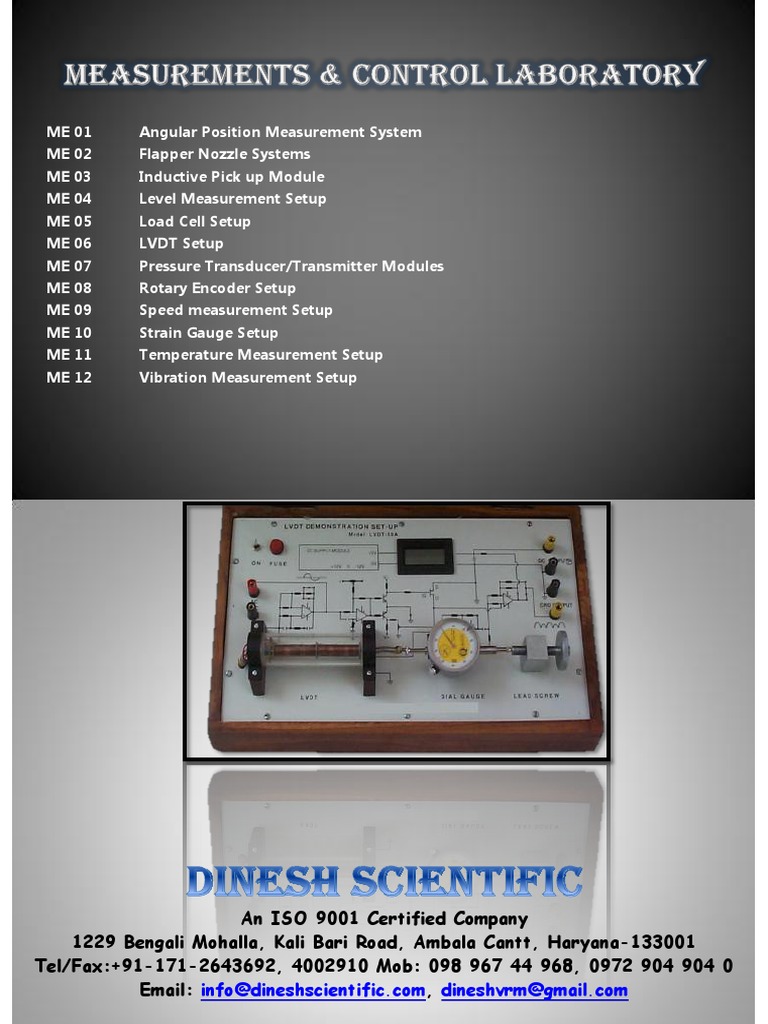 Laboratory Measurement Systems Guide | PDF | Technology & Engineering