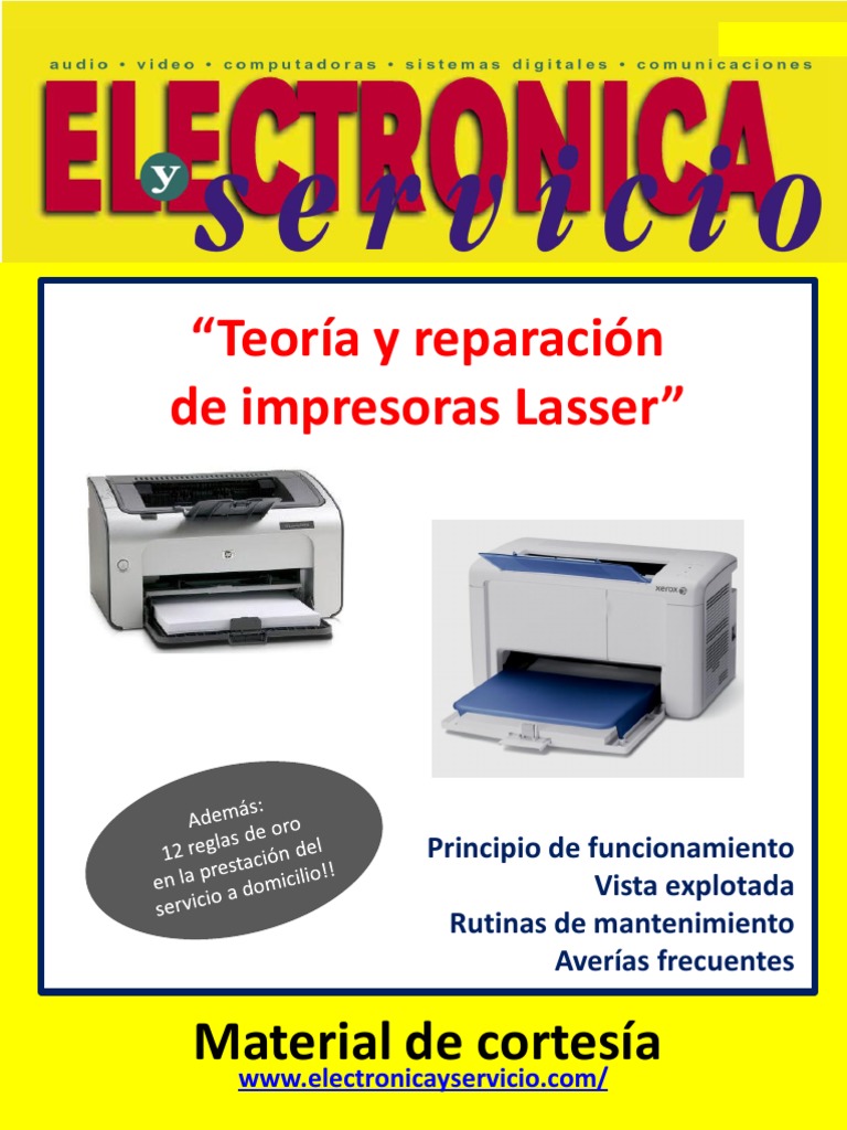 02 Descargable Abril 2013 - Impresoras Lasser | PDF | Diodo emisor de luz | Impresora (Computación)