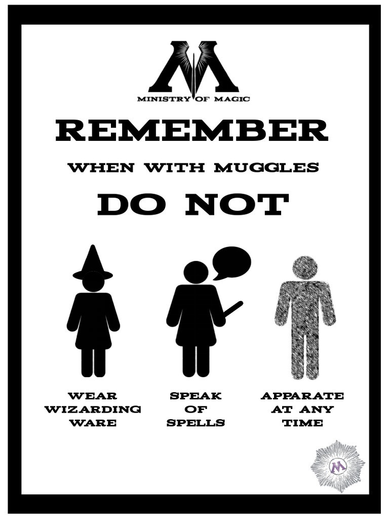 Ministry of Magic Advice Poster | PDF