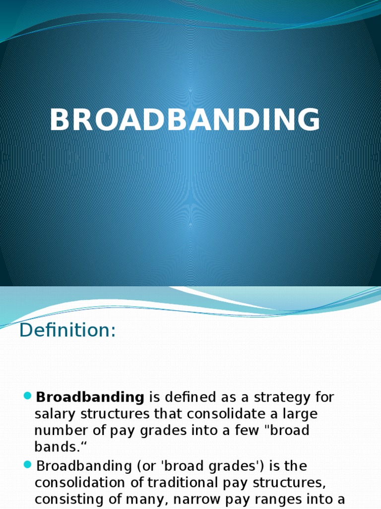 Understanding Broadbanding Pay Structures | PDF | Broadband | Employment