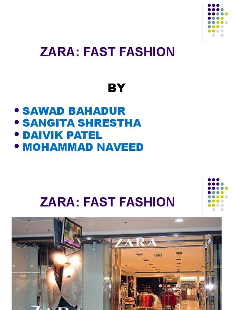 ZARA Presentation | PDF | Supply Chain | Barcode