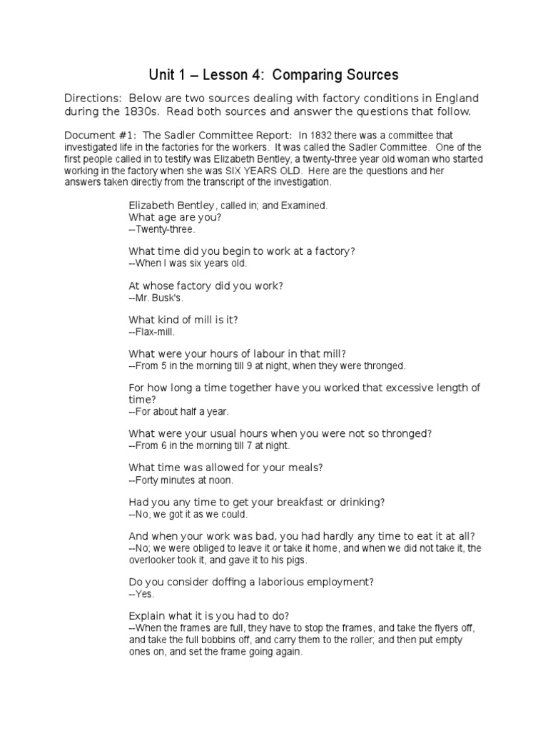 3 Comparing Sources | PDF