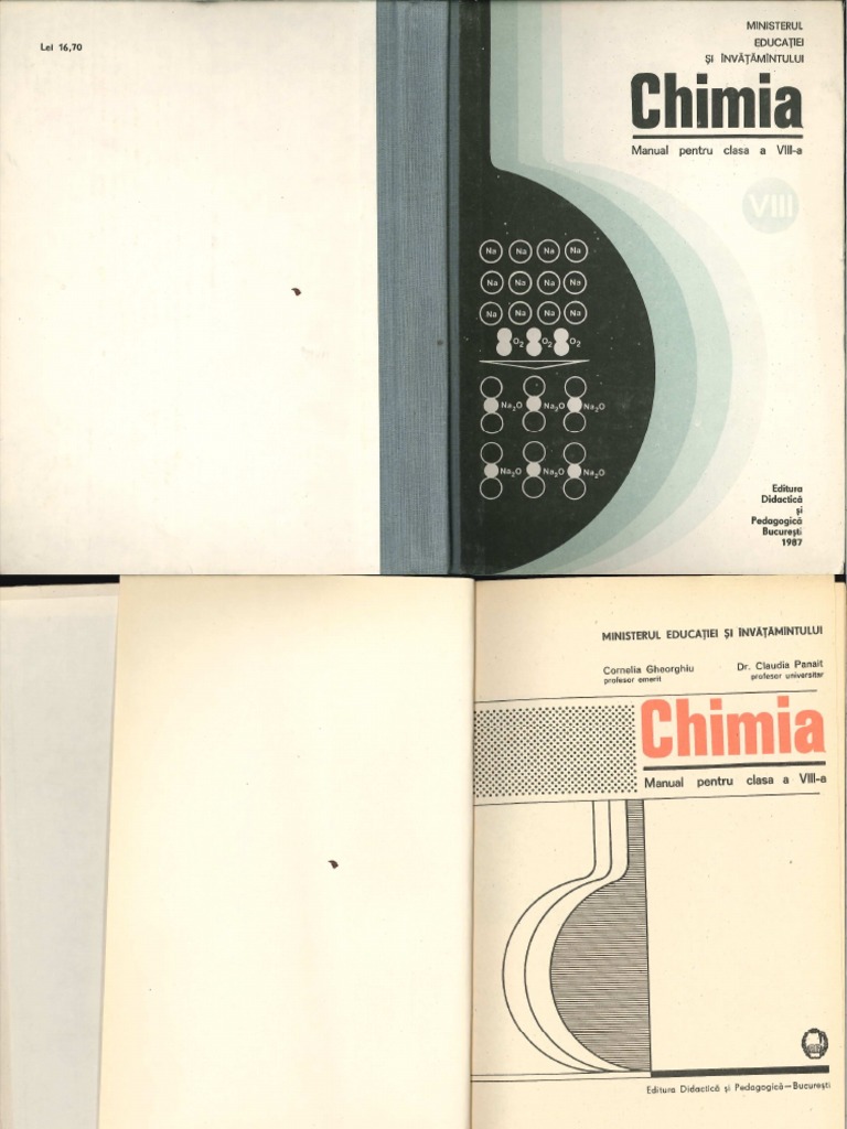 Manual chimie clasa 8
