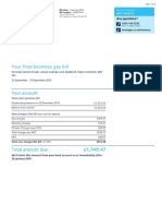British Gas Example Bill | PDF | Invoice | Cheque