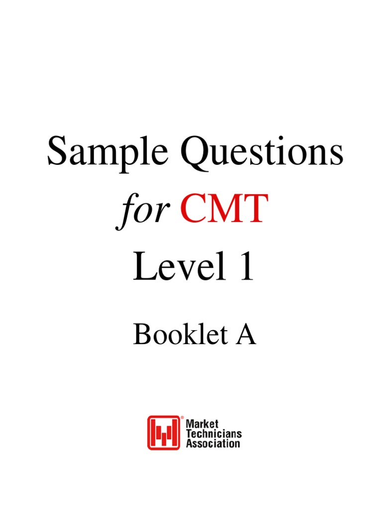 CMT1-Sample Question-Book A PDF | PDF | Market Trend | Moving Average