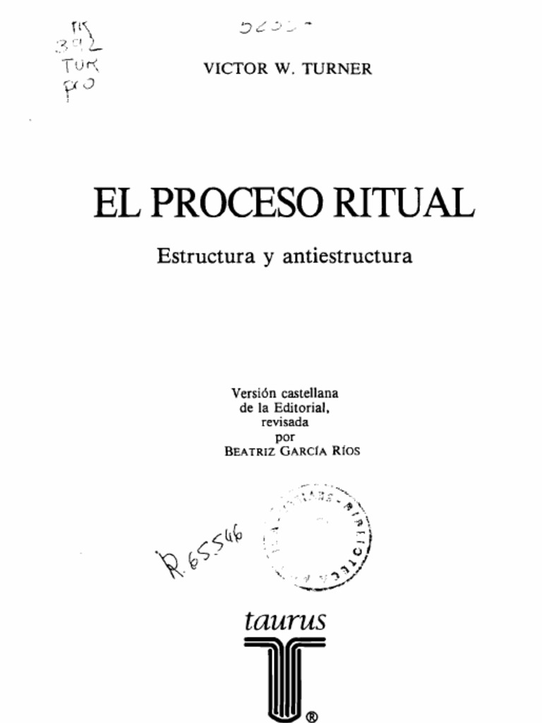 TURNER 1988 El Proceso Ritual Cap III PP 101 A 136 | PDF | Comunidad ...