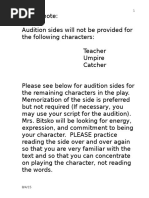 Monologue - Toy Story - You Are A Cool Toy | PDF