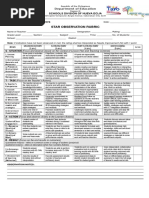 PRE and POST Class Observation Conference | PDF | Classroom Management ...