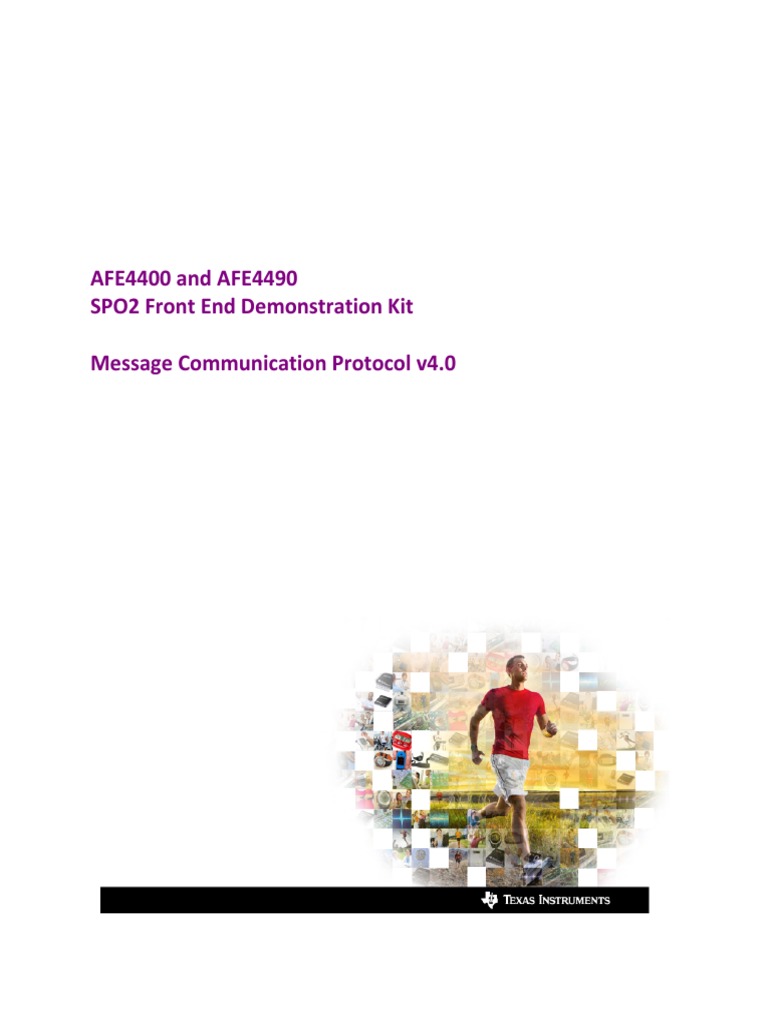 AFE4400/AFE4490 Protocol Guide | PDF | Network Packet | Ascii