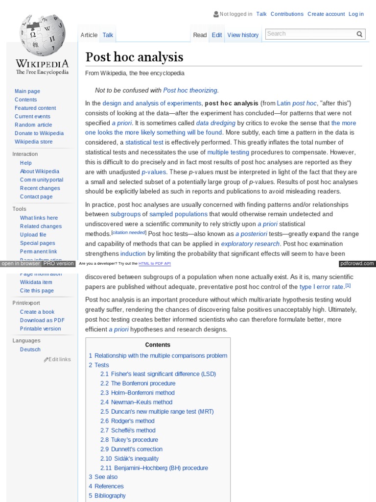 en_wikipedia_org_wiki_Post_hoc_analysis.pdf | Post Hoc Analysis | Data ...