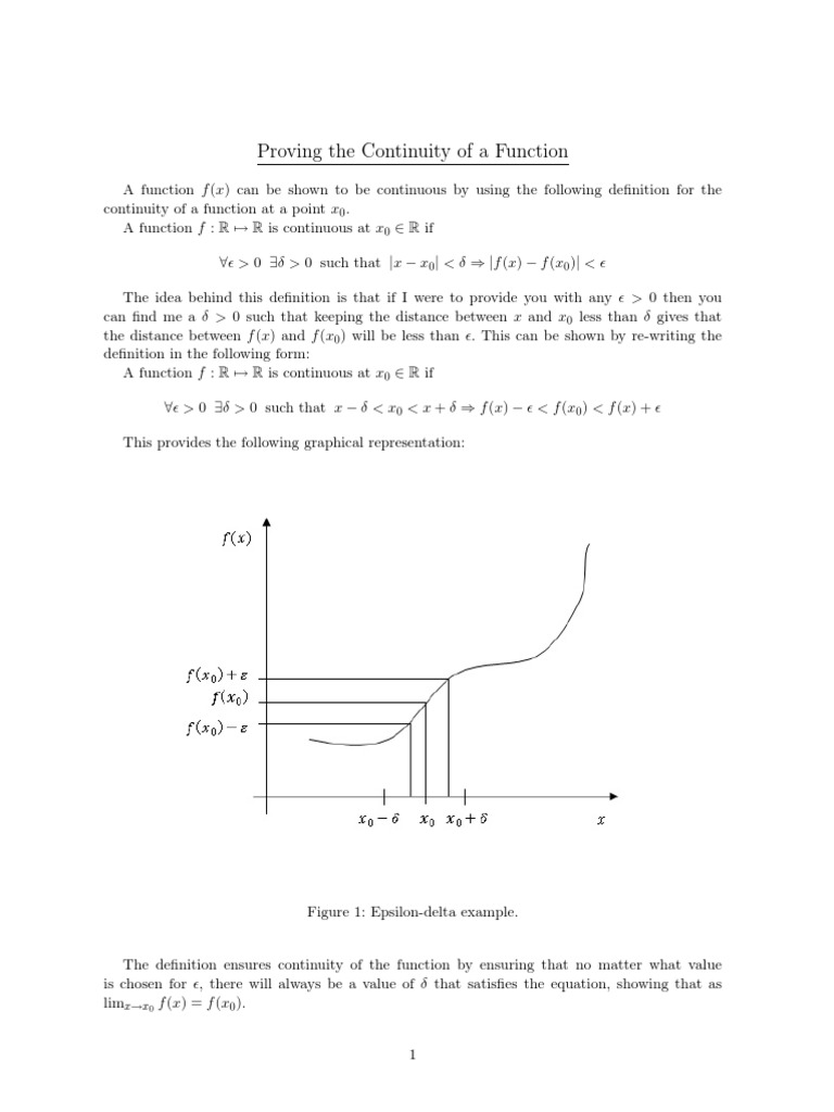 Epsilon Delta Fun of Calculus | PDF | Continuous Function ...